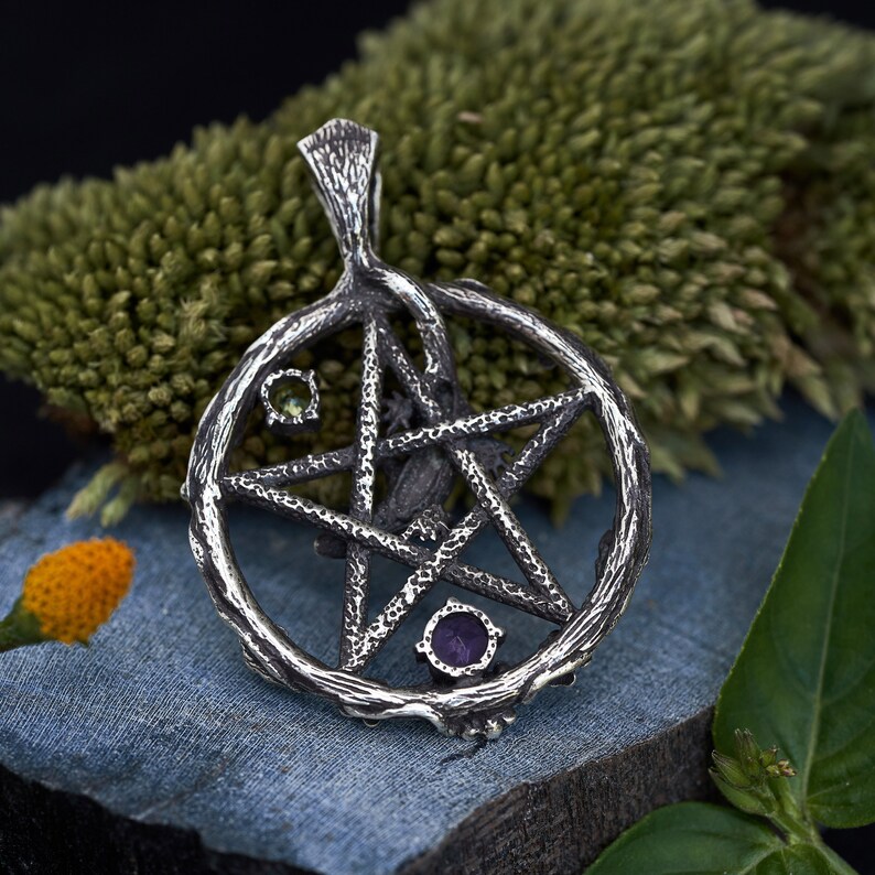 Pentagram Pendant Witch Jewelry Witch jewelry Pentagram | Etsy