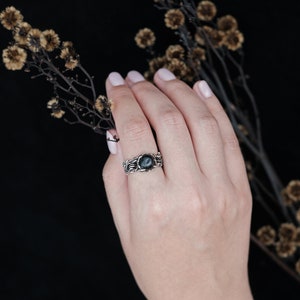 Black Star Gothic Ring “noir” | Goth Engagement Ring | Boho Witchy ...