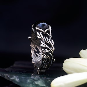 Black Star Gothic Ring “noir” | Goth Engagement Ring | Boho Witchy ...