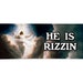 He is Rizzin Funny Pride Jesus Rizz Meme Bumper Sticker, Rizzed up Joke ...