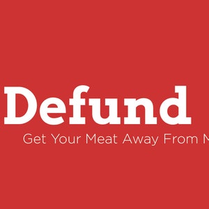 Defund Arby's Bumper Sticker - Funny Fast Food Meme Car Decal - Etsy