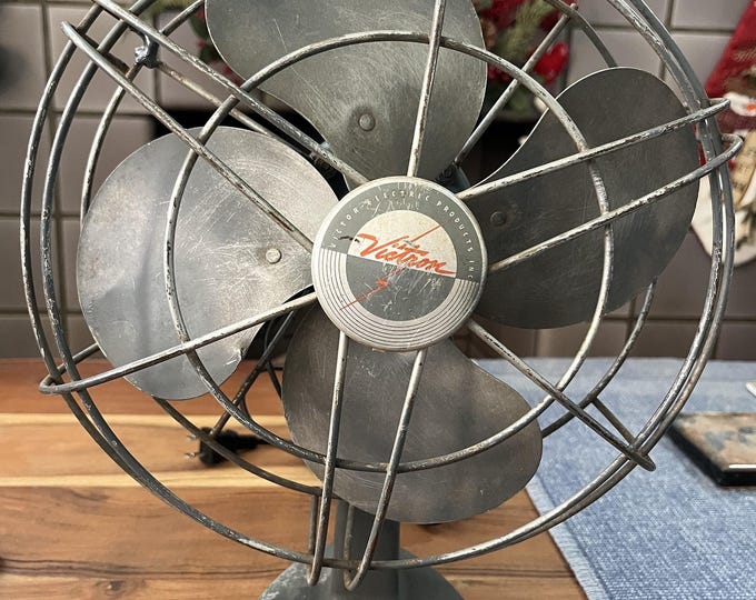 Mid Century Victor Electric Fan - Etsy