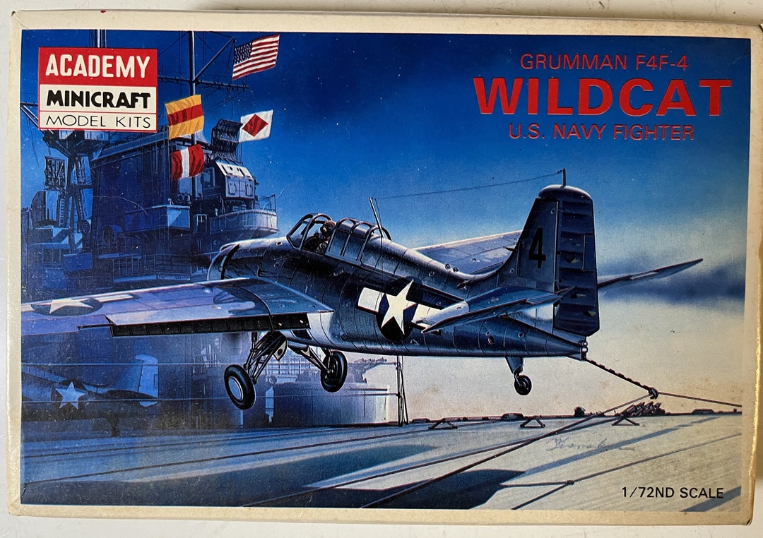 Academy Minicraft 1/72 Scale Grumman F4F Wildcat Fighter - Etsy