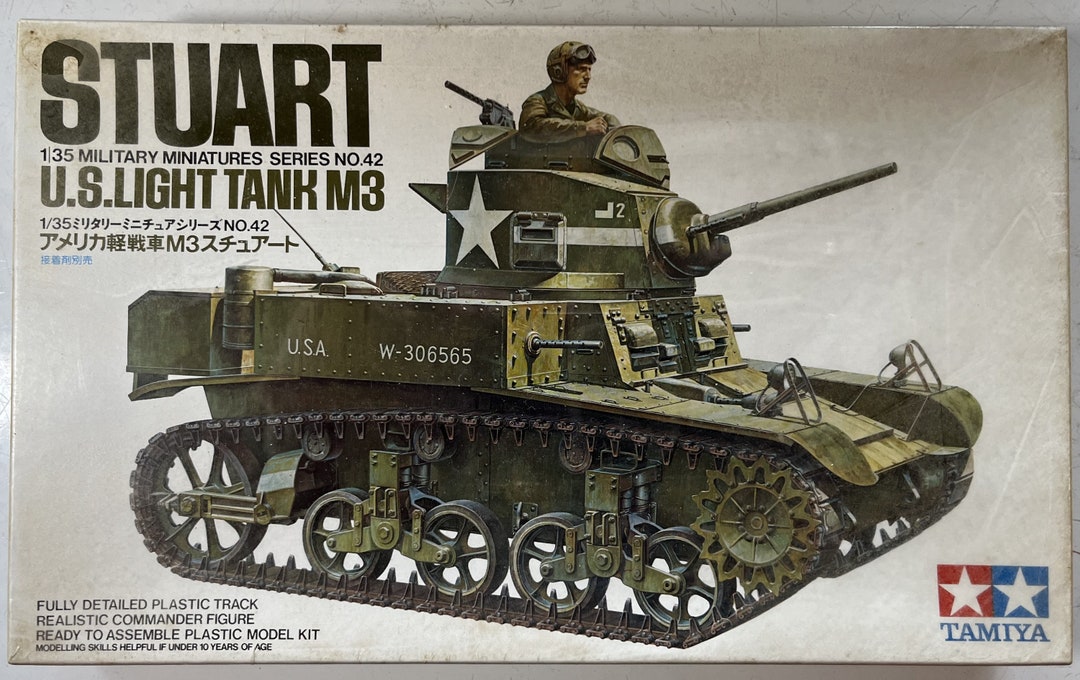 Tamiya 1/35 Stuart M3 Tank - Etsy
