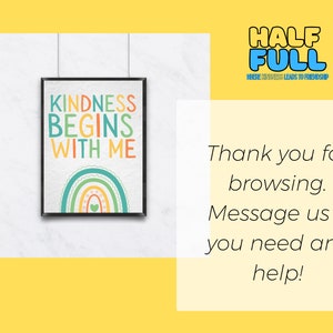 Kindness Begins With Me Printable, Classroom Art, Teacher Printable ...