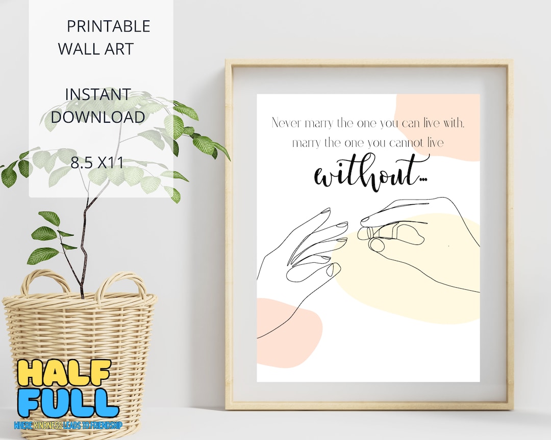 Inspirational Marriage Love Quote Vertical Poster,marriage Love Quote ...