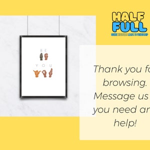 ASL Poster, American Sign Language Alphabet Printable, Sign Language Be ...