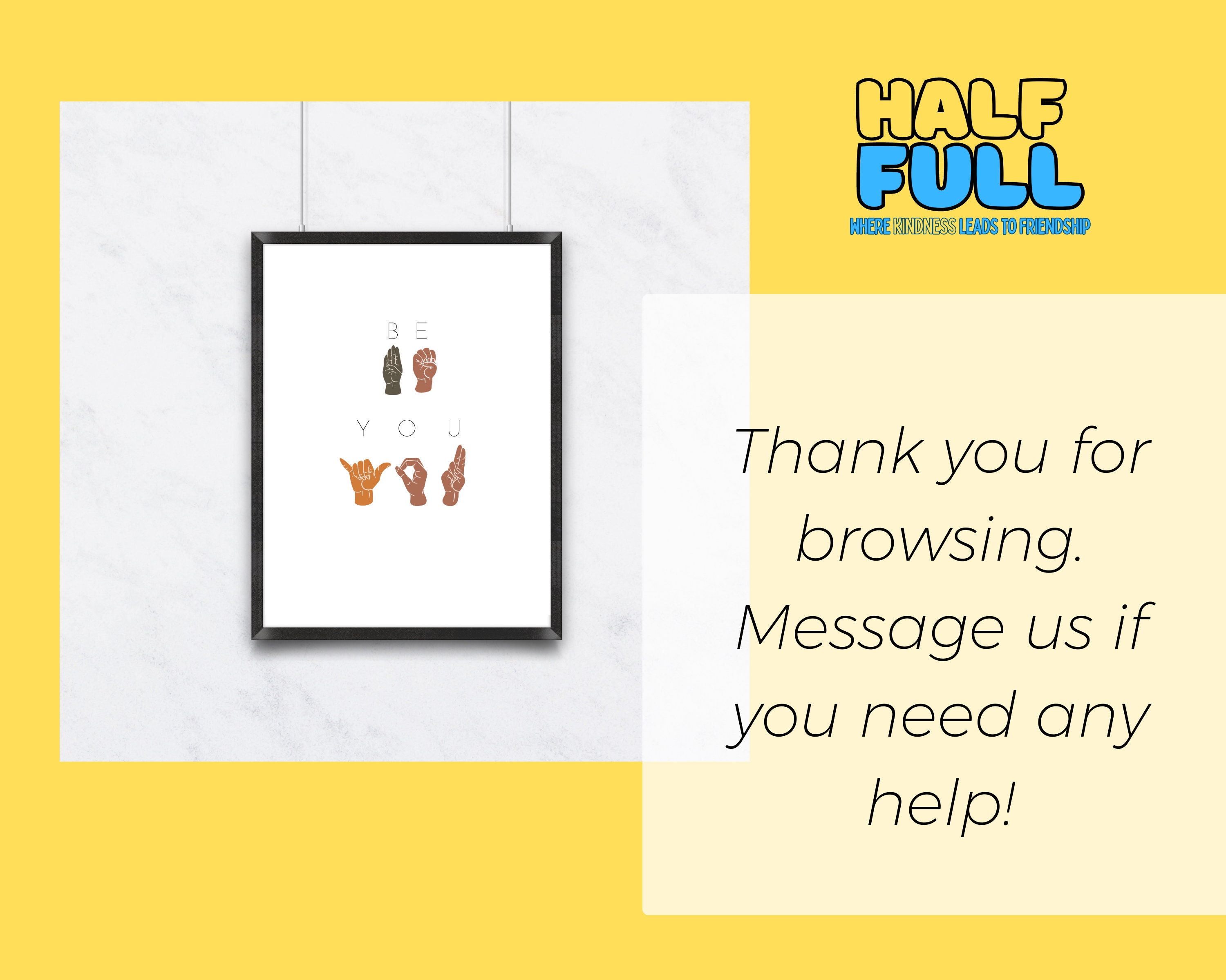 ASL Poster American Sign Language Alphabet Printable Sign - Etsy