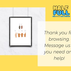 ASL Poster, American Sign Language Alphabet Printable, Sign Language Be ...