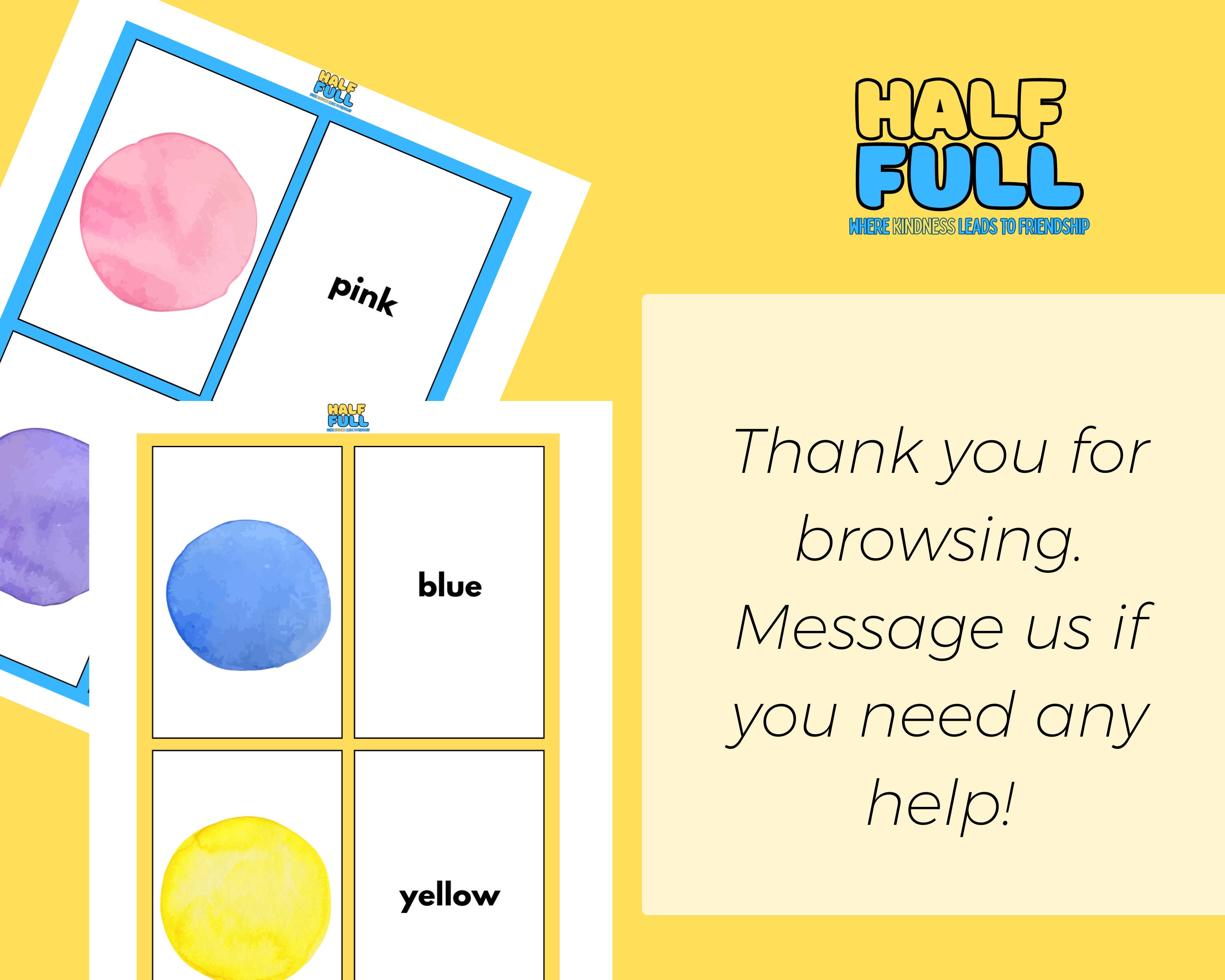 Colours Flash Cards, Color Cards Chart, Montessori Materials ...