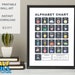 Alphabet Chart Poster Printable, Kindergarten School ALPHABET Art Print ...