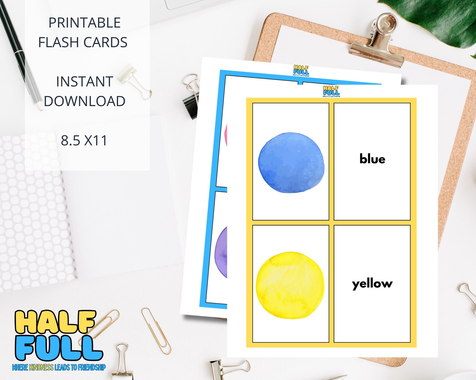 Colours Flash Cards, Color Cards Chart, Montessori Materials ...