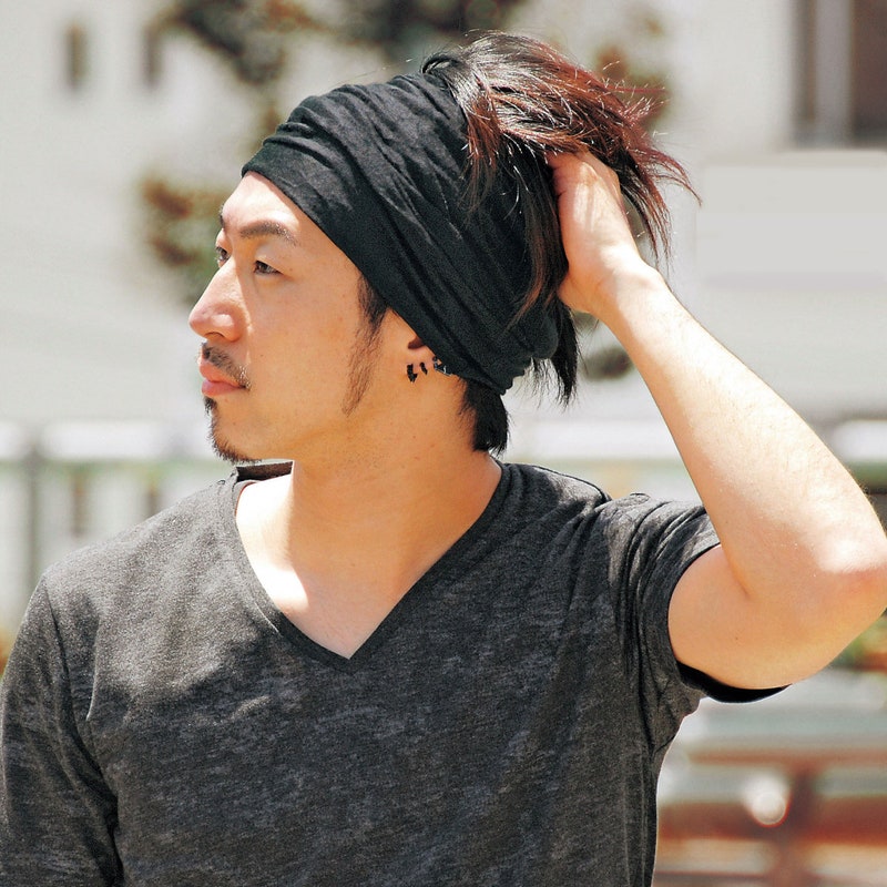 Linen Head Scarf Headband - Etsy