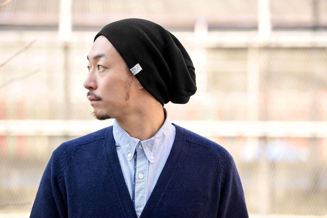 100% Cotton EXTRA Slouchy Beanie, Cotton-lined Baggy Hat Oversized ...