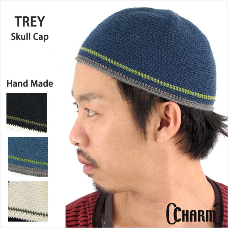 100% Cotton Mens Beanie, Kufi Hat for Men, Hand Made, Kufi Hat, Tight ...