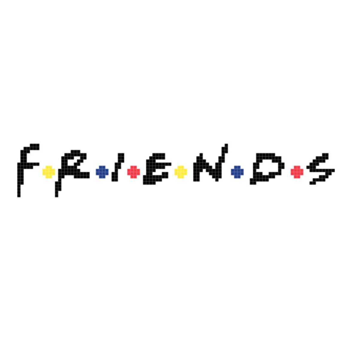 Friends Logo Cross Stitch Pattern - Etsy