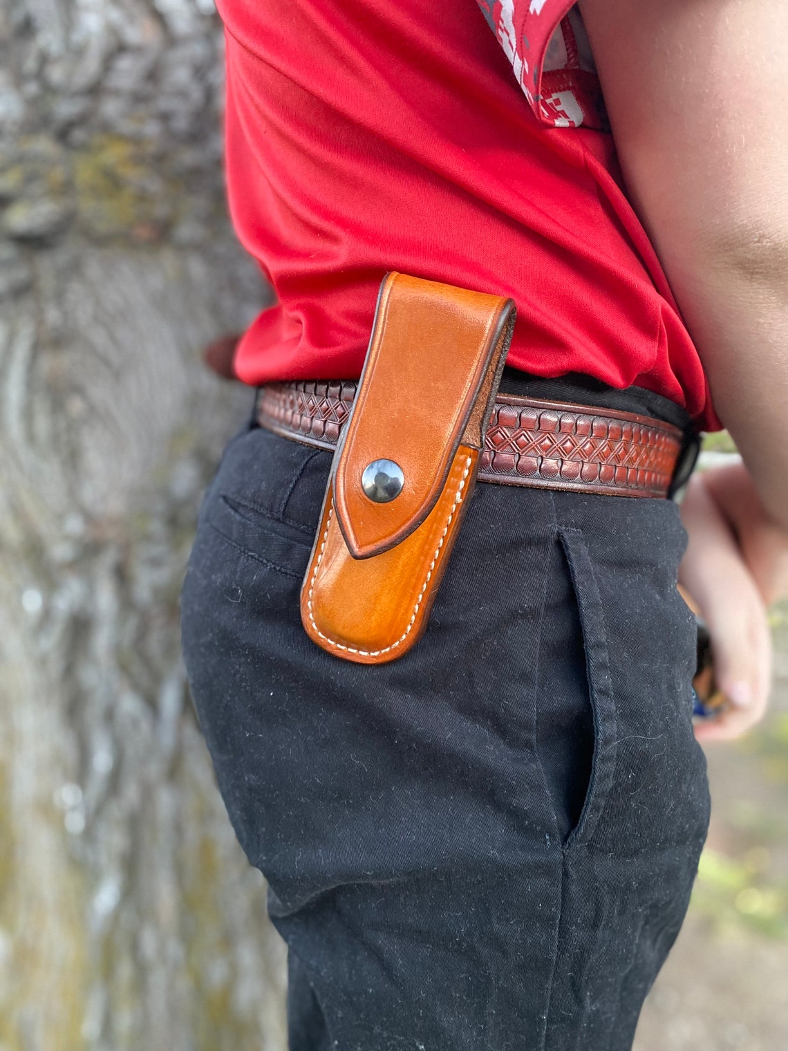 Buck 110 Folding Hunter Leather Case Fits Similar Knifes | Etsy