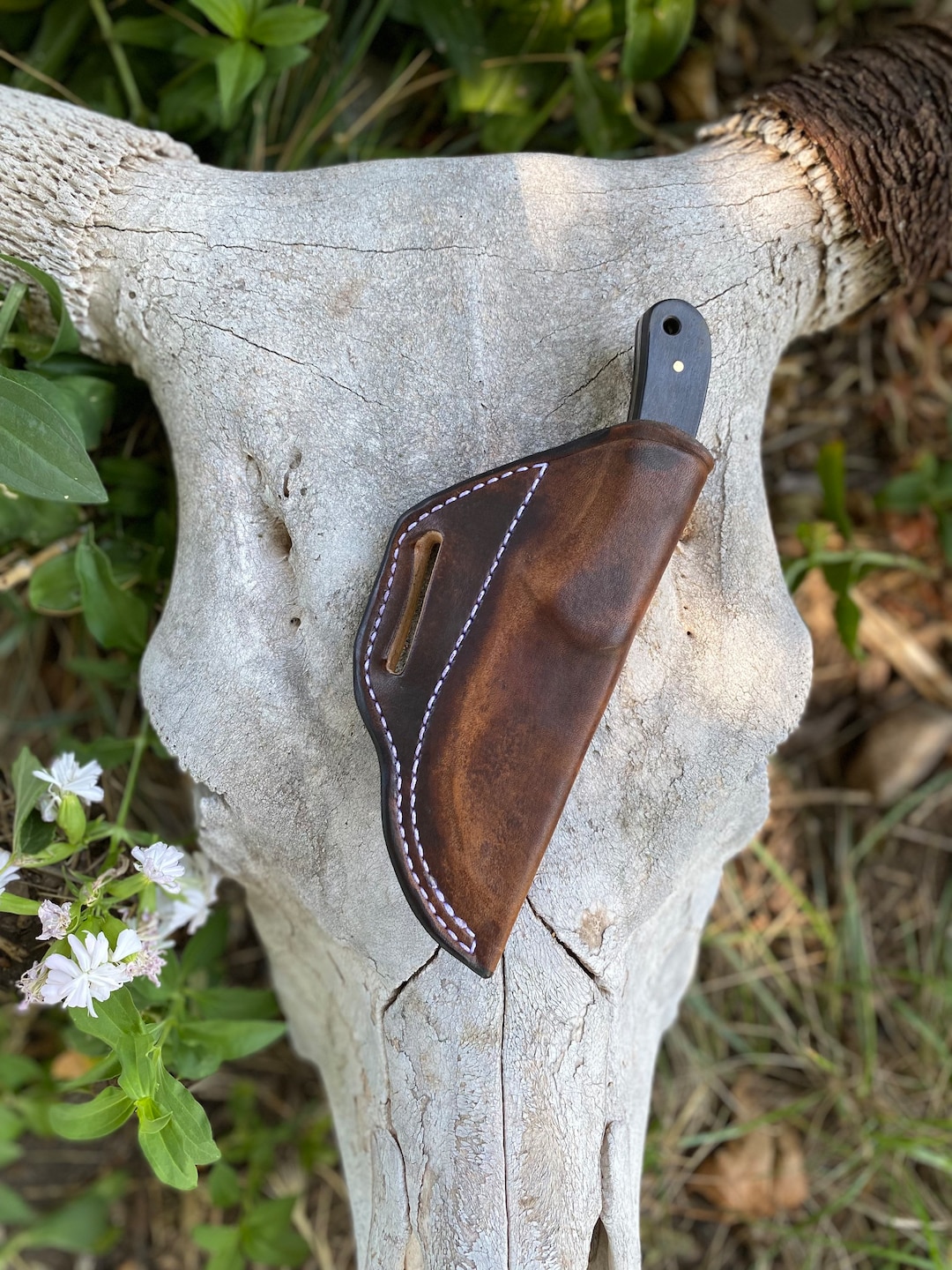 Leather Knife Sheath for a Buck 113 or Similar Knife - TOOL NOT ...