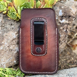 Leather Cellular Phone Case With Clip - Etsy