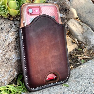 Leather Cellular Phone Case With Clip - Etsy