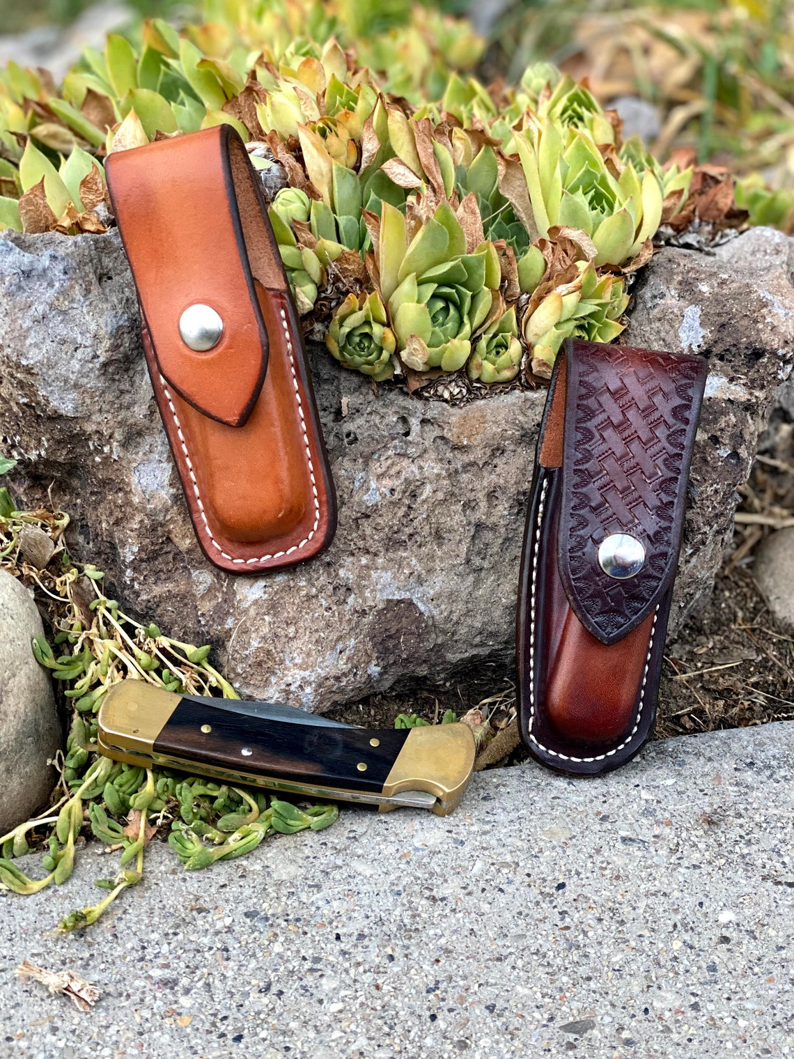 Buck 110 Folding Hunter Leather Case Fits Similar Knifes | Etsy