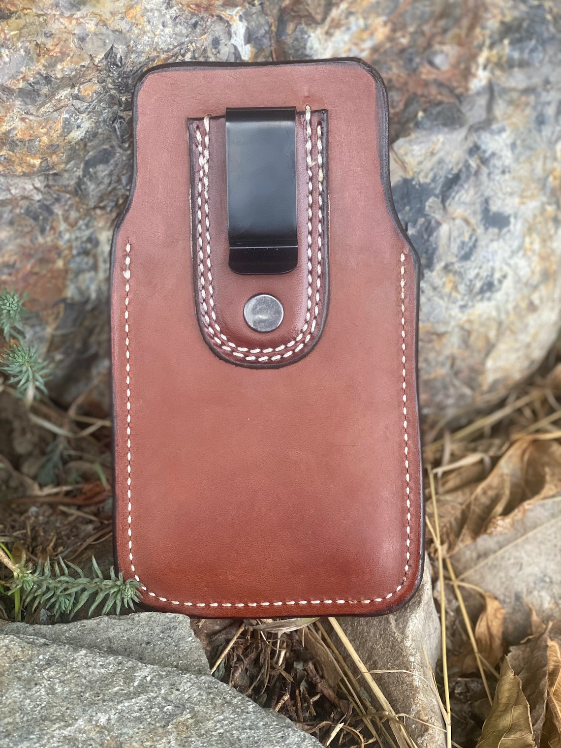 Leather Hand Tooled Cell Phone Case Western Floral - Etsy