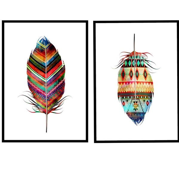 Feather Poster - Etsy