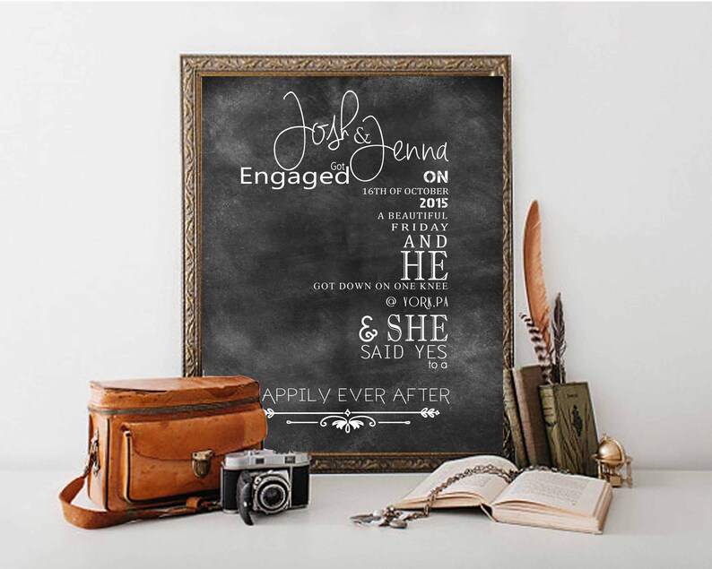 Personalized Engagement Gift Engagement Gifts for Couples Gifts for ...