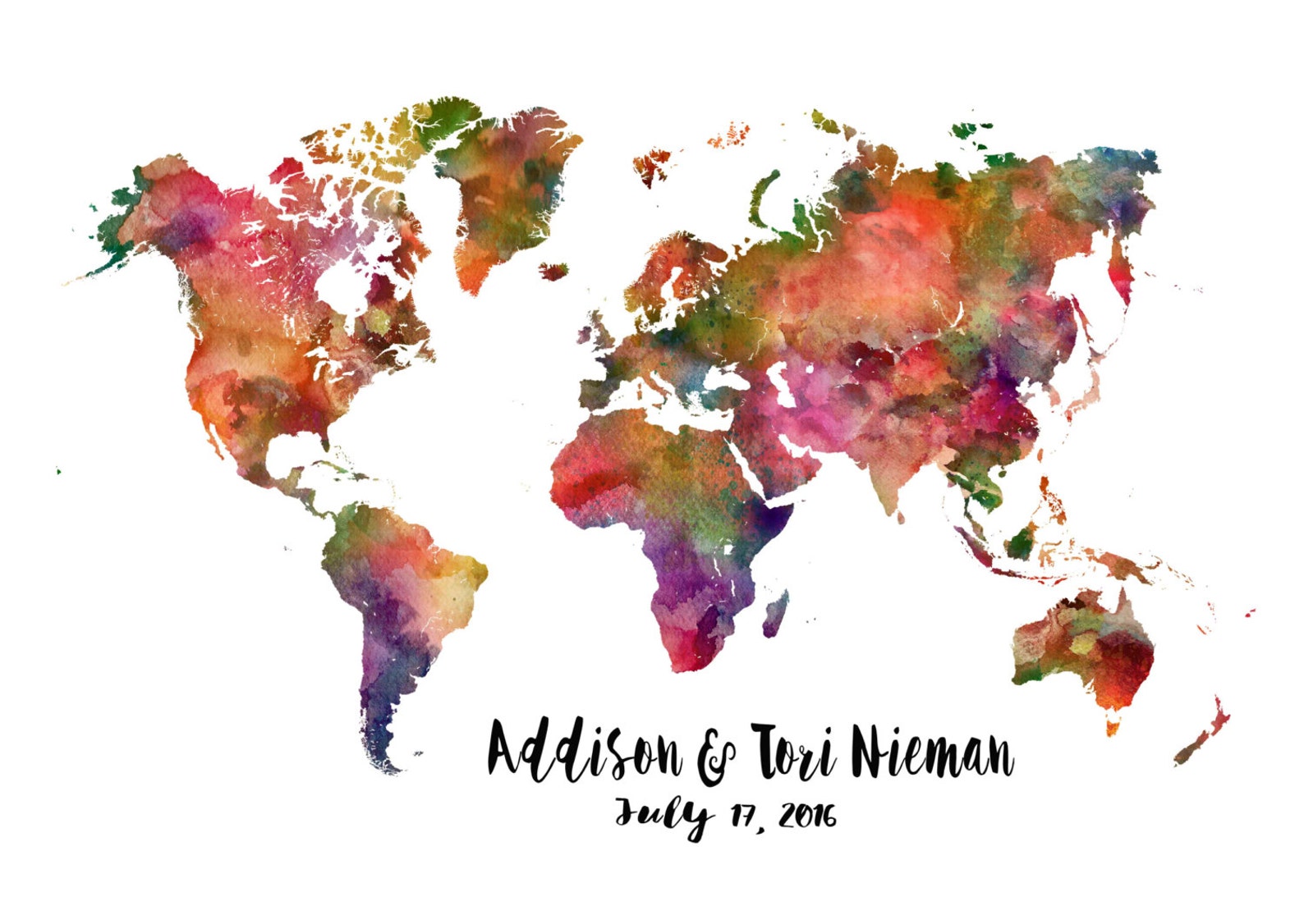 Wanderlust World Map CanvasWanderlust CanvasCanvas World | Etsy