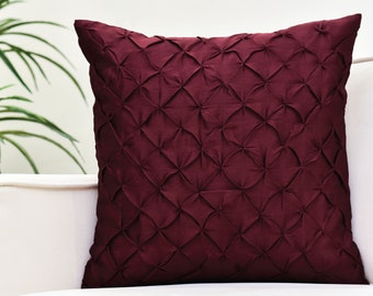 Maroon Pillows | Etsy