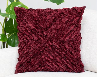 Maroon Sofa Pillow | Etsy