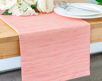 Peach Table Runner | Etsy