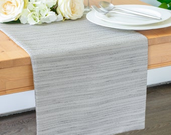 Gray Table Runner | Etsy