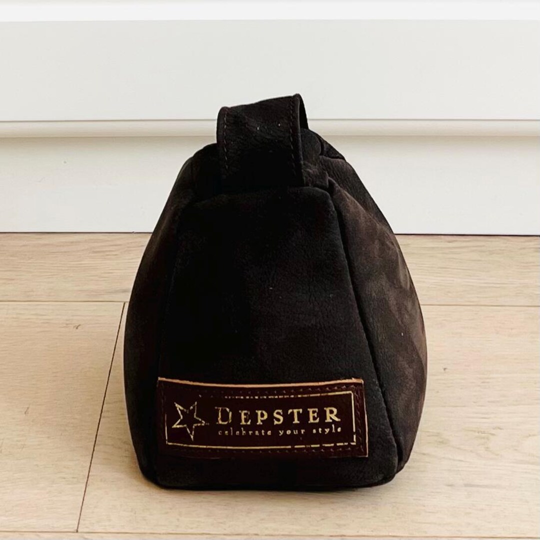Hand Made Luxury Door Stop in Chocolate Brown Coloured Suede, Made Out ...