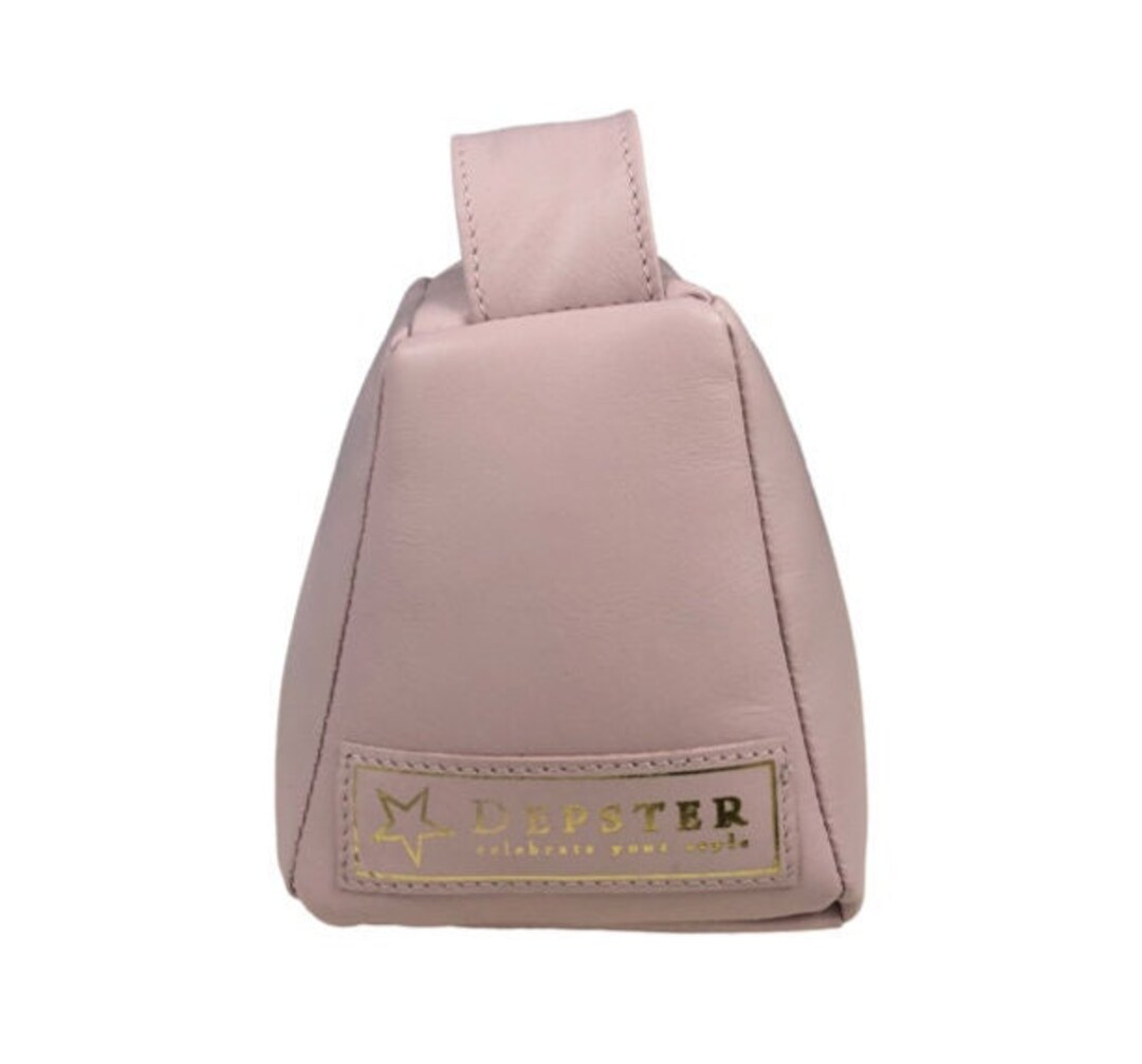Hand Made Luxury Door Stop in Baby Pink Leather, Made Out of Leather ...