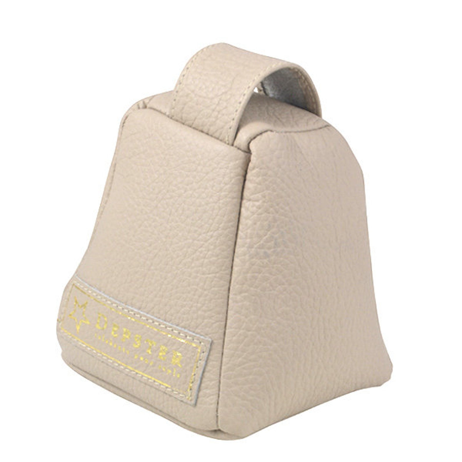 Hand Made Luxury Door Stop in Beige Coloured Leather, Made Out of ...