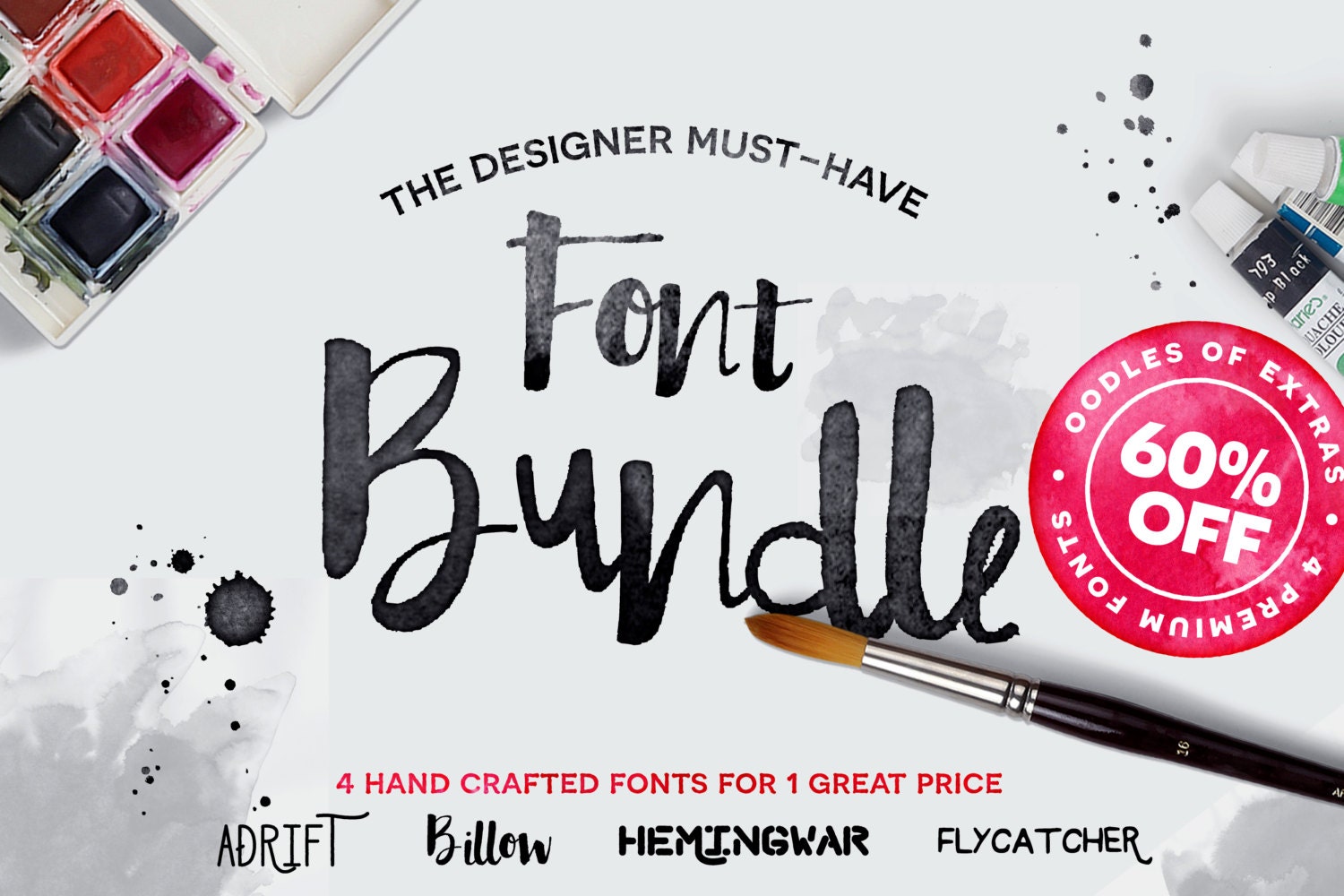 60% OFF Digital Fonts Hand Crafted Font Bundle Script Font Calligraphy ...