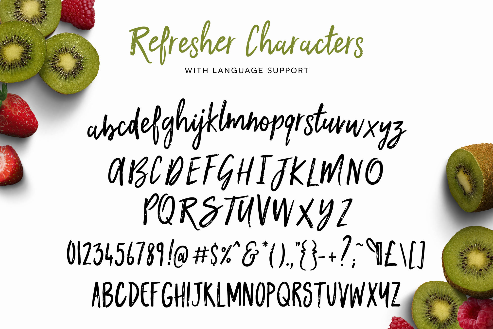Kiwi Refresher Font Duo Branding Font Cricut Font Canva - Etsy