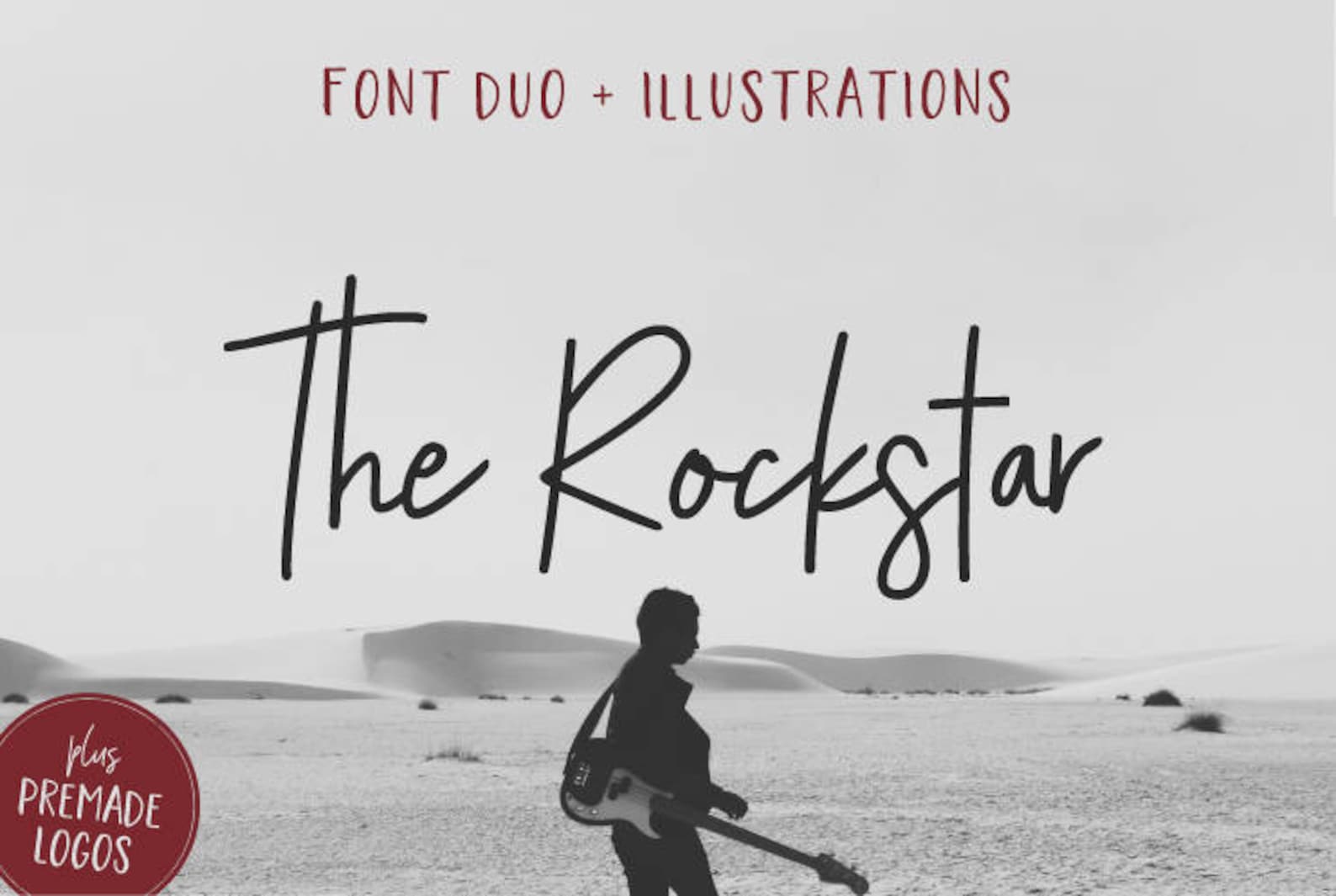 The Rockstar Font Duo Branding Font Cricut Font Canva - Etsy