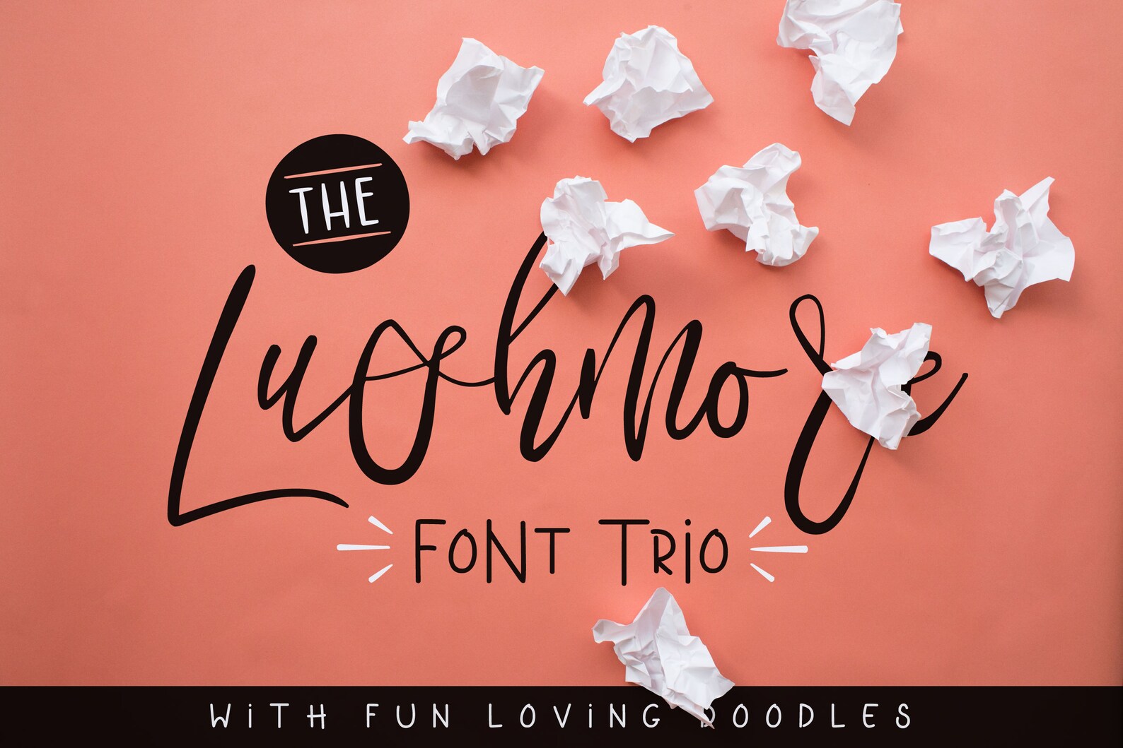 Lushmore Font Trio Branding Font Cricut Font Canva Font Handwritten ...