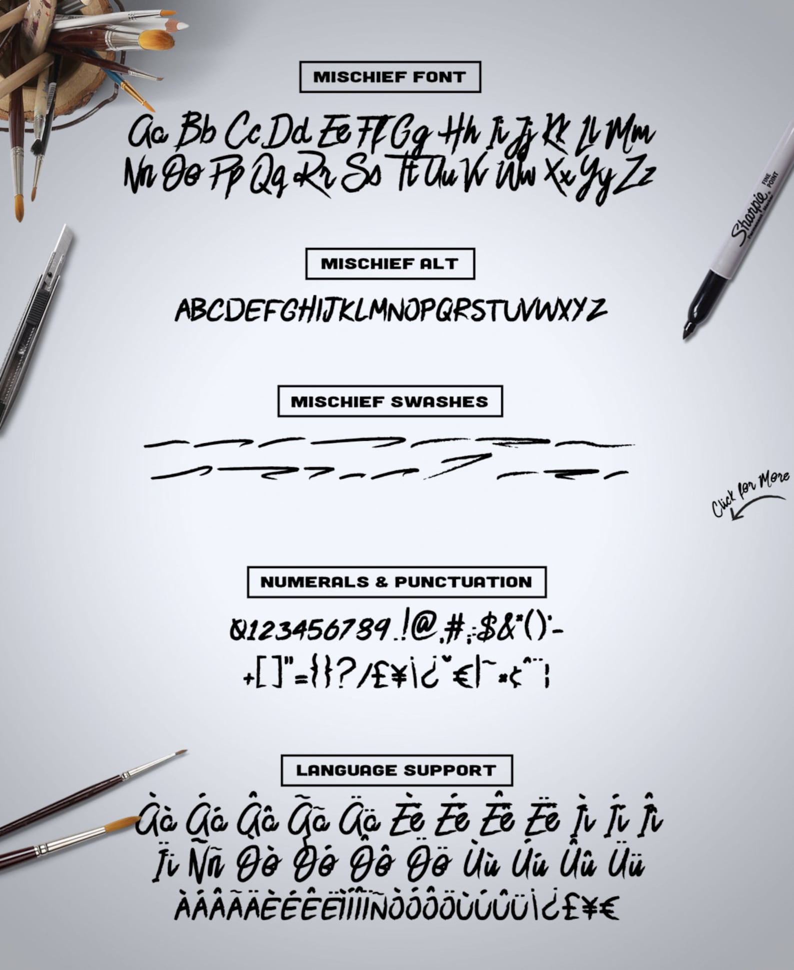 Mischief Font Branding Font Cricut Font Canva Font - Etsy