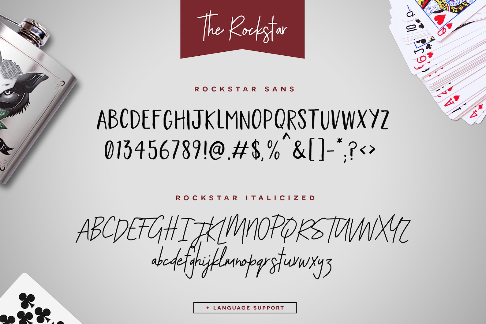 The Rockstar Font Duo Branding Font Cricut Font Canva | Etsy
