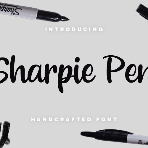 Sharpie Pen Font Downloadable - Etsy