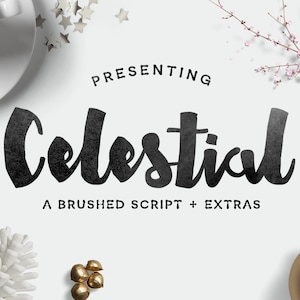 Celestial Font - Downloadable - Etsy