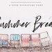 Summer Break Font - Branding Font - Cricut Font - Canva Font ...