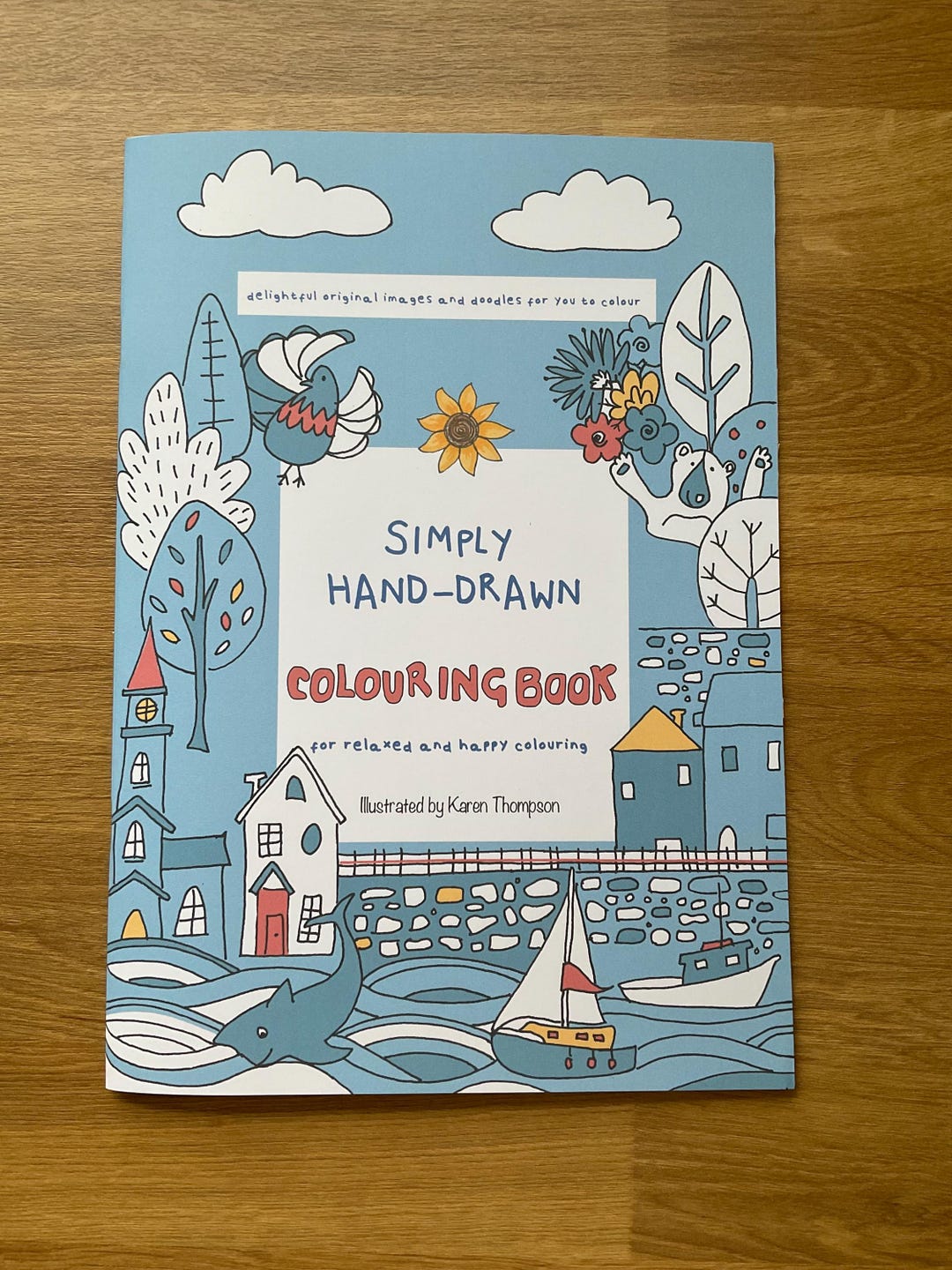 Colouring Book for Adults - Teens - Stress Relief - Relaxed and Happy ...