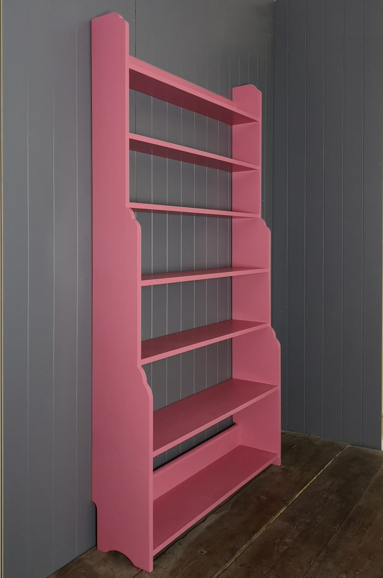 Waterfall Bookcase or Display Shelves - Etsy UK