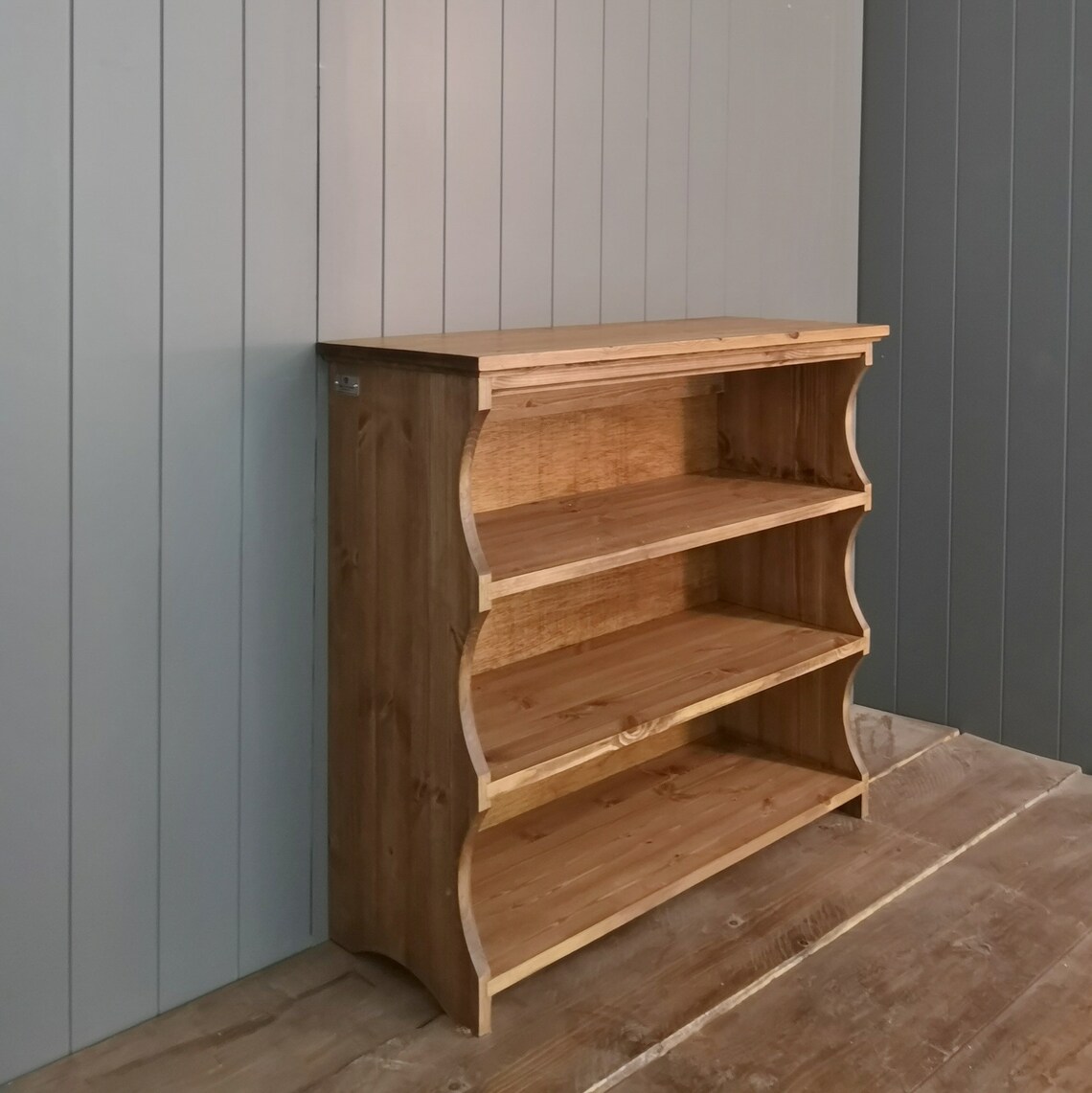 Display Shelf Tall Hallway Shoe Rack or Bookcase With Three - Etsy UK