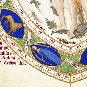 Zodiacal Man Astrology Chart - Astrological Zodiac Art Print - Homo ...