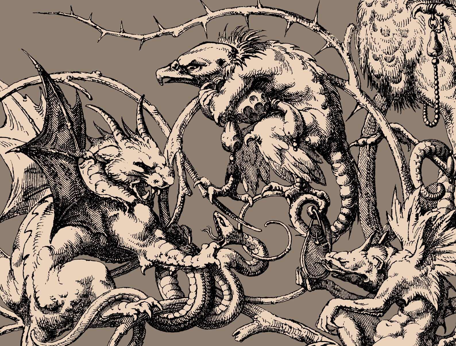 Seven Deadly Sins Grotesque Religious Antique Home Decor and Gifts ...